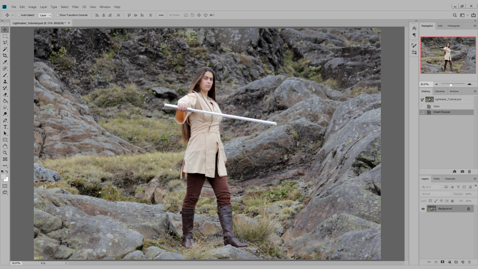 Star Wars Lightsaber Photoshop Tutorial - Villa Varykino